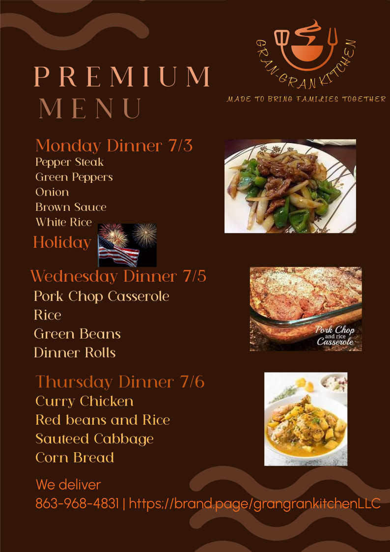 Gran-Gran Kitchen - Menu