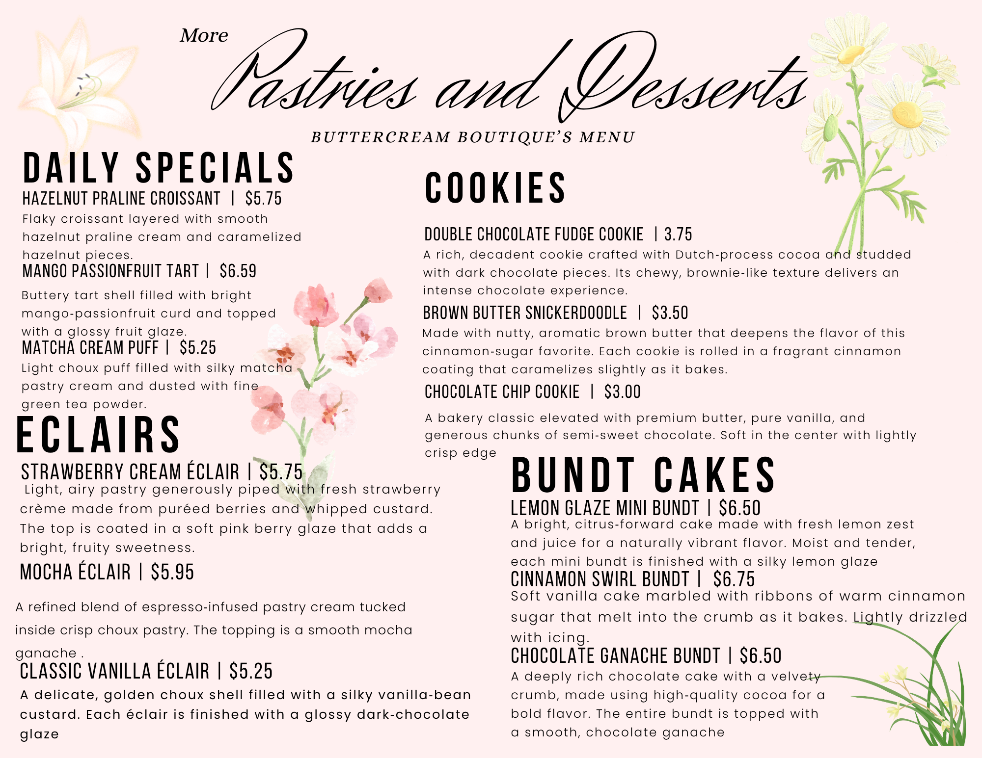 My Website - Menu