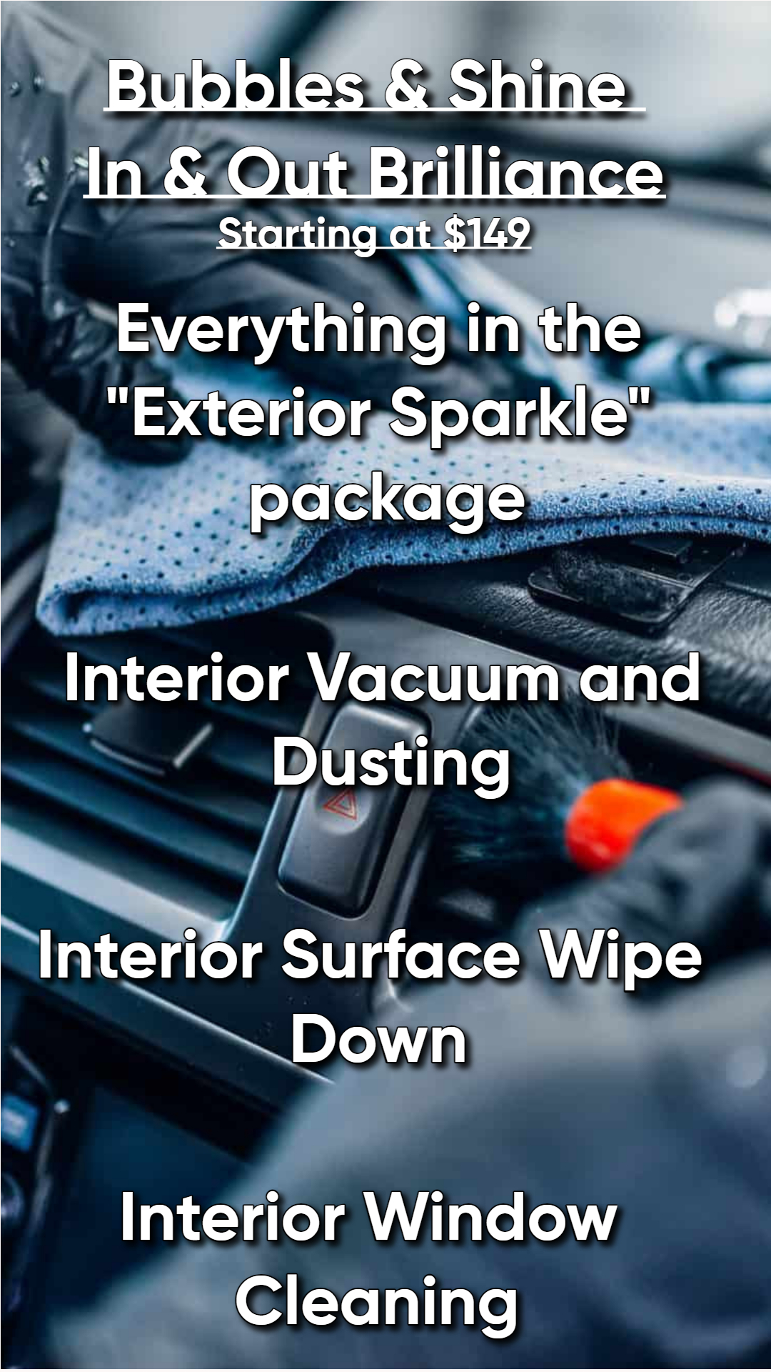 Bubbles & Shine Mobile Detailing - Services