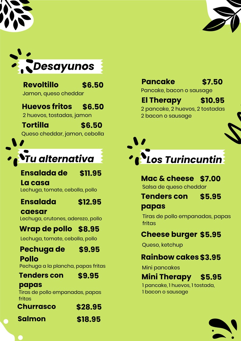 Therapy Restaurant PR