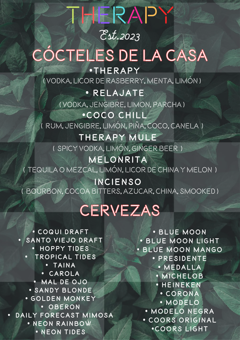 Therapy Restaurant PR